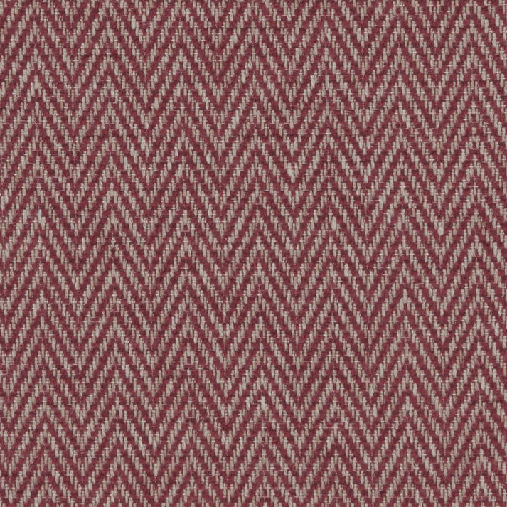 Peak Herringbone Woven Jacquard Ruby | Upholstery and Curtain Fabric ...