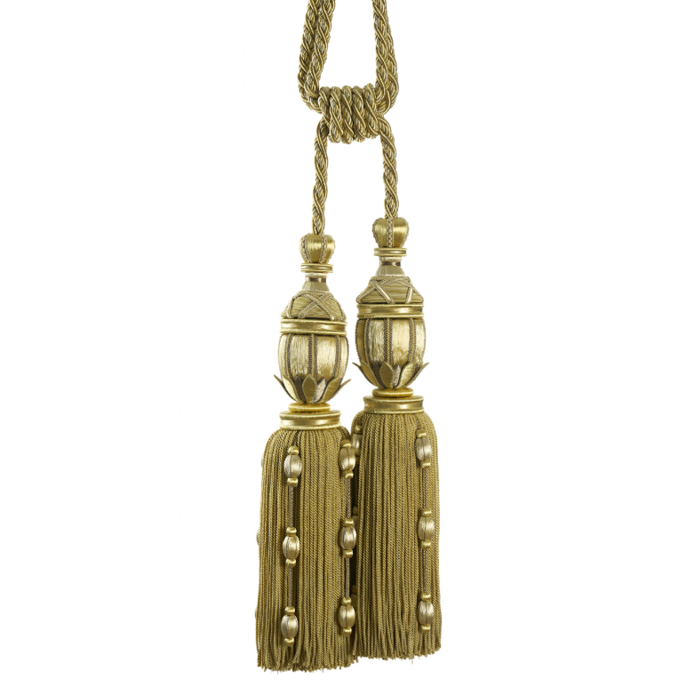 Regal Opulent Tieback Gilded Gold | Luxury Curtain Tassel Tieback ...